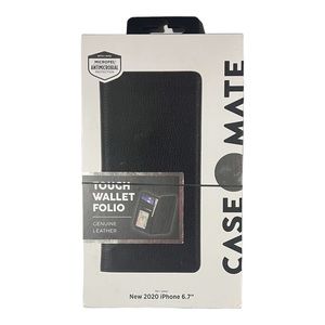 case-mate | Accessories | Casemate Black Leather Iphone 2 Pro Max Tough ...